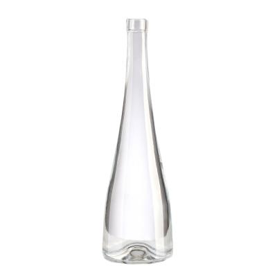 China Luxury Glass Bottle for Spirits Brandy Custom Empty Clear 375ml 500ml 750ml 15000ml for sale