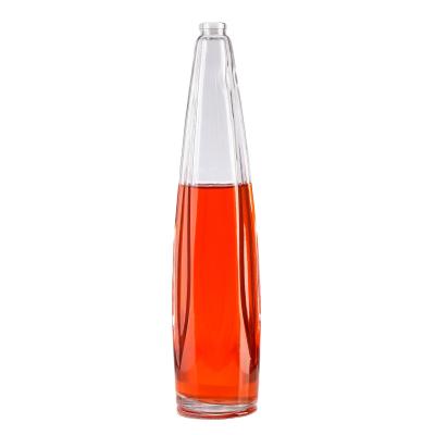 Cina Bottiglia in vetro di acqua minerale Evian trasparente 350 ml 500 ml 750 ml con tappo a caldo e vino in vendita