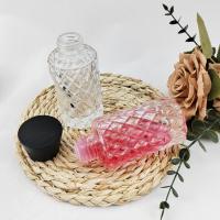China Acid Etch Surface Handling Perfume Bottle for Empty Glass Bottle Hanging Car Diffuser for sale