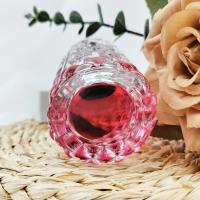 China Acid Etch Surface Handling Perfume Bottle for Empty Glass Bottle Hanging Car Diffuser for sale