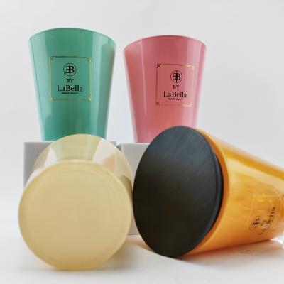 Cina Prodotti in vetro Etichetta privata personalizzata Vaso di candela di lusso per la fabbricazione di candele in vendita
