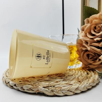 Cina Prodotti in vetro Etichetta privata personalizzata Vaso di candela di lusso per la fabbricazione di candele in vendita