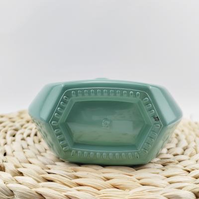 Cina Bottiglie di aromaterapia quadrate trasparenti di vetro piatto per uso domestico Bottiglia di vetro di aromaterapia in vendita