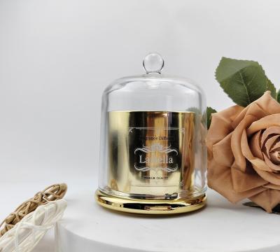 Cina Supporto personalizzazione candela profumata 300ml tazza di vetro vuota con materiale di corpo di vetro in vendita