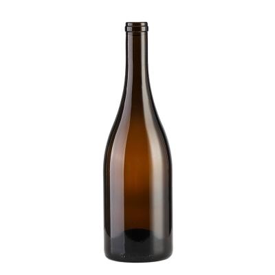 Cina Soddisfazione del cliente 500 ml/750 ml Bottiglia di vino vuoto ambra con coperchio in vendita