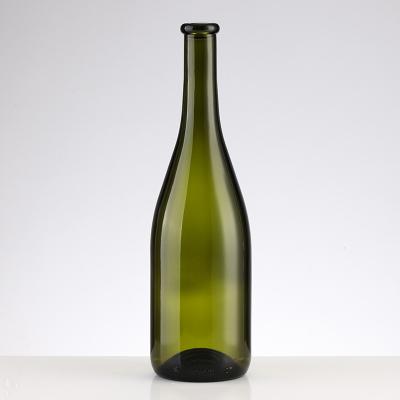 Cina Soddisfazione del cliente 500 ml/750 ml Bottiglia di vino vuoto ambra con coperchio in vendita