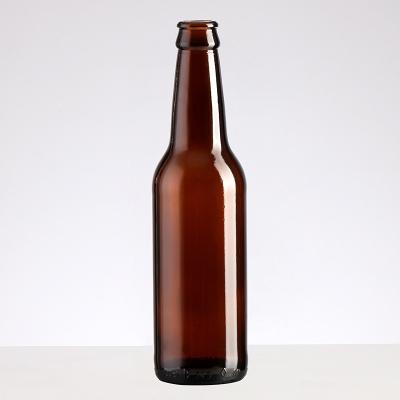 Cina 250ml 330ml 500ml 1L Bottiglie di Birra di Vetro Vuoto Custom Amber Brown Blu con Tappo Corona in vendita