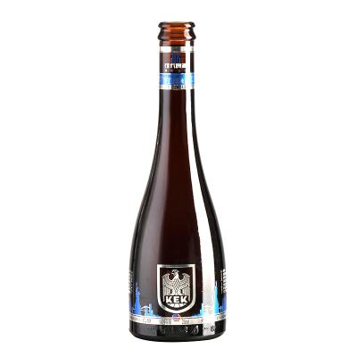 Cina 250ml 330ml 500ml 1L Bottiglie di Birra di Vetro Vuoto Custom Amber Brown Blu con Tappo Corona in vendita