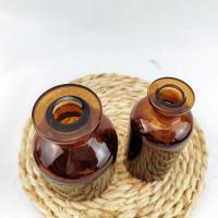 China Round Cap Clear Glass 200ml Aromatherapy Bottle for Car and Room Diffuser for sale