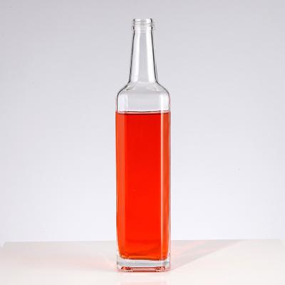 Cina Bottiglia di olio di vetro da 500 ml con materiale trasparente e logo personalizzato in vendita