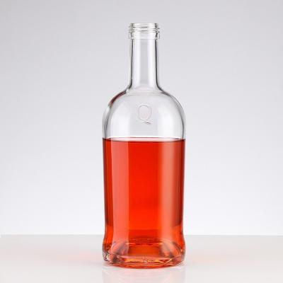 Cina 500 ml 700 ml 750 ml 1000 ml Bottiglia di vetro per liquori Vodka Gin Whiskey Materiale di base Vetro in vendita
