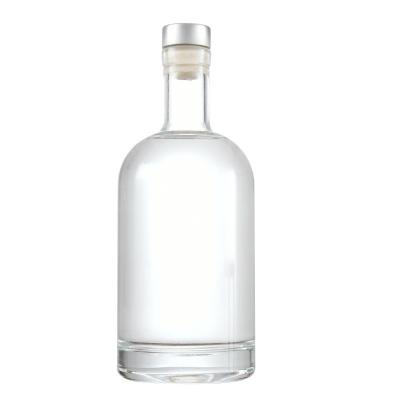 Cina Logo personalizzato Bottiglia di vetro da 50 ml con capacità di sottobottiglia da 200 ml e disegno sigillato trasparente in vendita