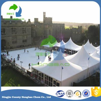 China Hard Smooth Surface Synthetic Ice Rink Hdpe Sheet Floor Mat Board Thickness 20mm for sale