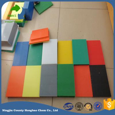 China Colorful Hdpe UHMWPE Engineering Plastic Sheet Honbo Chem Factory Export for sale