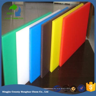 China Various Size Colorful Engineering Plastic Hard PE Sheet Honbo Chem Professional Factory Export for sale