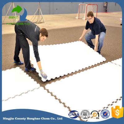 China Hockey Training Synthetic Ice Rink Self Lubricating ISO9001 Cerfificate Hdpe Sheet Floor Mat Board Thickness 20mm for sale