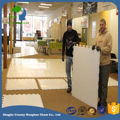 China HDPE Material Synthetic Ice Rink Panel 1000*2000mm Dovetail Connection Anti Abrasion For Skating for sale