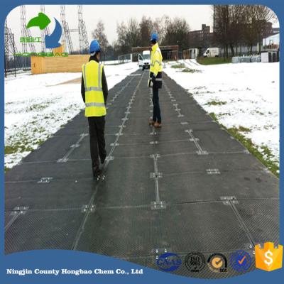 China Engineering Uhmwpe Temporary Ground Mat Recycled Plastic Road Support  Factory Price Tree Clearance Floor Ground Mat for sale