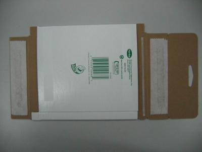 中国 封筒のために包む環境に優しい色のロゴによって印刷される板紙箱 販売のため