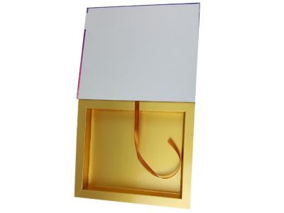 Китай Book Shape Structure Gold Color Cardboard Material Moon Cake Food Packing Paper Box Printing with Gold Ribbon продается