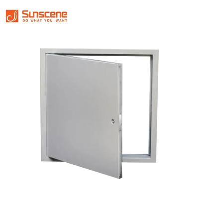 China Hotel Drywall Large Duct Wall Steel Electrical Box Cover Fire Rated 350x350mm for sale
