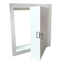 China Square Galvanized Steel Fireproof Access Panel With Key / Cam Lock for sale