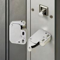 China Touch Latch Push Lock Silver Mini Steel Access Panel with Galvanized Zinc for sale
