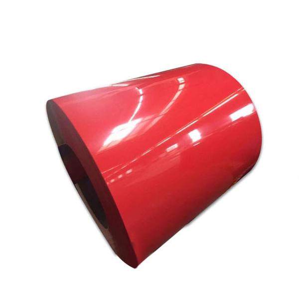 China PPGI Sheet Red Color Coated Gl Steel Coil Prepainted Steel Coil supplier