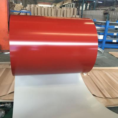 China Dx51 Coloured Prepainted Steel Coil 25 Um Pre Painted Galvanized Coils for sale