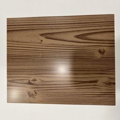 Cina ASTM A755 bobina di acciaio pre-dipinta a grano di legno utilizzata per la decorazione di pareti interne in vendita