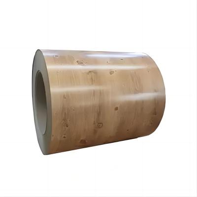 Cina CGCC Modello di legno preverniciato PPGI Tessitura di legno bobina di acciaio bobina di legno di acciaio in vendita