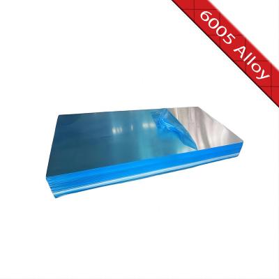 China 6xxx Series 6005 Aluminum Alloy Plate 4x8 Aluminum Sheet for sale