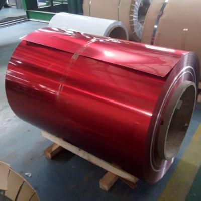 Quality 20 / 5 Micron PE Coating 3003 Colour Coated Aluminium Coil for sale