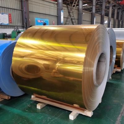 Cina 3003 H24 Colorato rosso Pvdf bobina di foglio di alluminio per parete a tenda in vendita