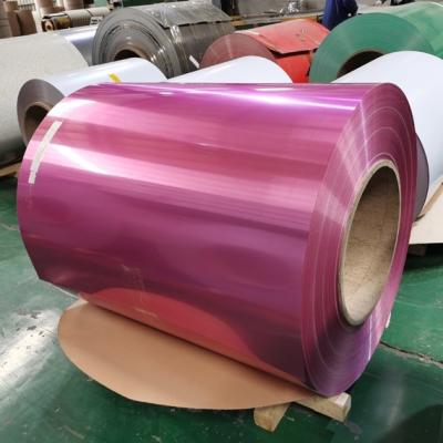 Cina 20 / 5 Micron PE Color Coated 1050 Aluminium Prepintato in vendita