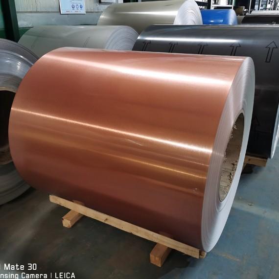 Quality 3 Series Alloy 20 / 5 Film Pre Painted Aluminium Coil PE Coating for sale