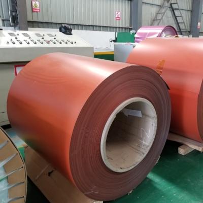 Cina 3003 H24 bobina d'alluminio preverniciata in rosso ad alta resistenza per ACP in vendita