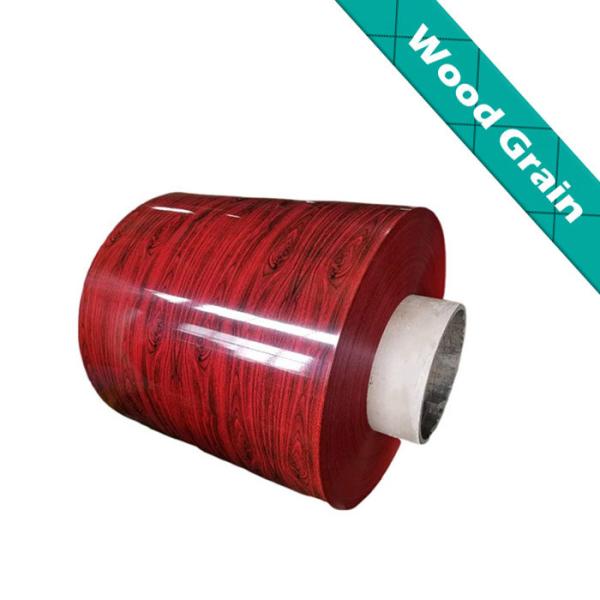Quality 3003 Wood Grain Aluminum Coil Wood Aluminum Sheet For Kitchen Cabinet Panel for sale