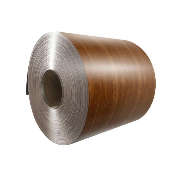 Quality 3003 Wood Grain Aluminum Coil Wood Aluminum Sheet For Kitchen Cabinet Panel for sale