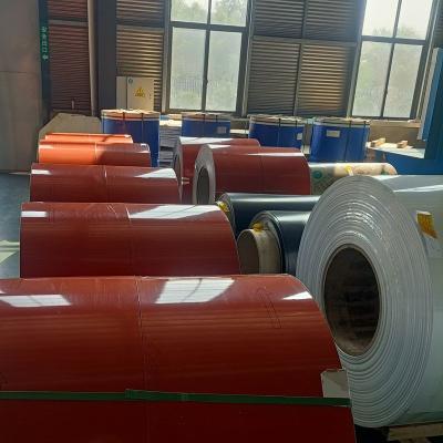 Cina 3003 Materie di piastra ondulata di alluminio per tetto in mattoni rosso in vendita