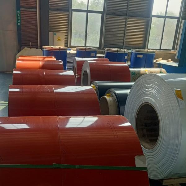 Quality 3003 Brick Red Aluminum Roofing Coil Aluminum Corrugated Sheet Material for sale