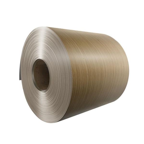 Quality Pine Wood Grain Color Coated Aluminium Coil Wood Texture Aluminum Material for sale