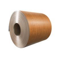 Quality High Durable Wooden Grain Coated Aluminum Coil For Landscaping manufacturer