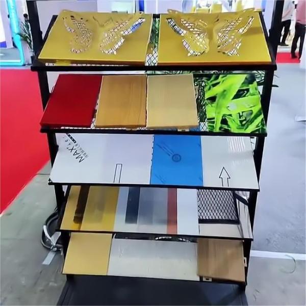 Quality High Gloss PVDF 1220mm Width Aluminium Color Sheets Building Curtain Wall for sale
