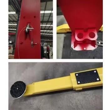 China 5000 kg Twee post auto liften Lifting 45 seconden Veiligheid handleiding Release Mobile 2 Post Lift Te koop