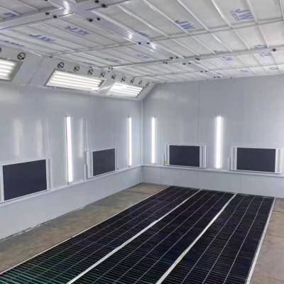 China 8.9m Luxus Möbel Farbe Booth Auto Ofen Spray Booth mit Infrarot-Heizlampen zu verkaufen