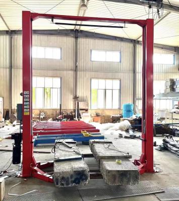 China Vrije verdieping 2 Post Car Lift 4000kg Garage Lifting Equipment Te koop