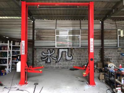 China Vrije verdieping 2 Post Car Lift 4000kg Garage Lifting Equipment Te koop