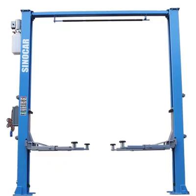 China 5000 kg Twee post auto liften Lifting 45 seconden Veiligheid handleiding Release Mobile 2 Post Lift Te koop