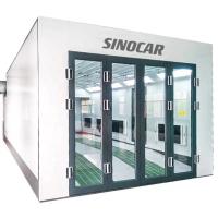 China Customized and Efficient Bus Spray Booth with Halogen Infrared Heating for sale